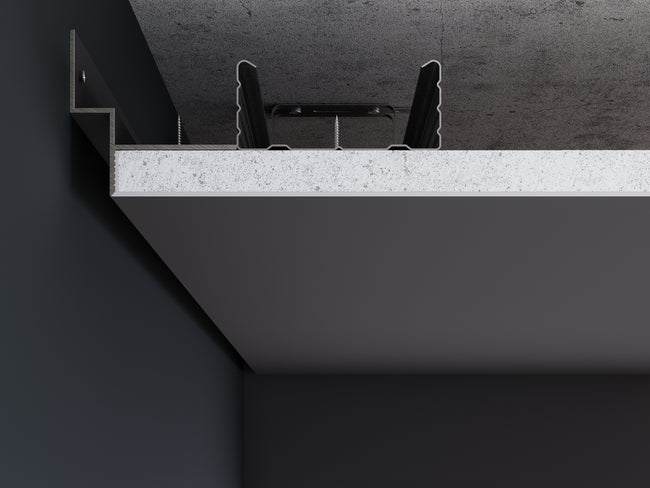 Aluminium ceiling shadow-gap profile C-4 – ASP Profiles