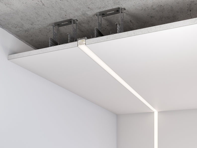 Aluminium ceiling shadow-gap profile C-4 – ASP Profiles